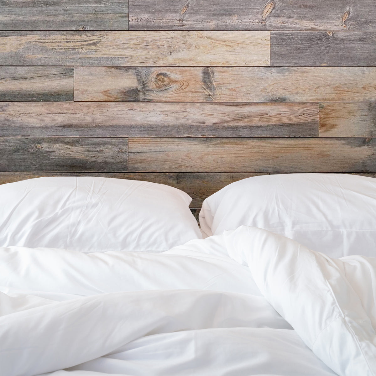 Blue-Stained Wood Wall Paneling | Ninth & Vine