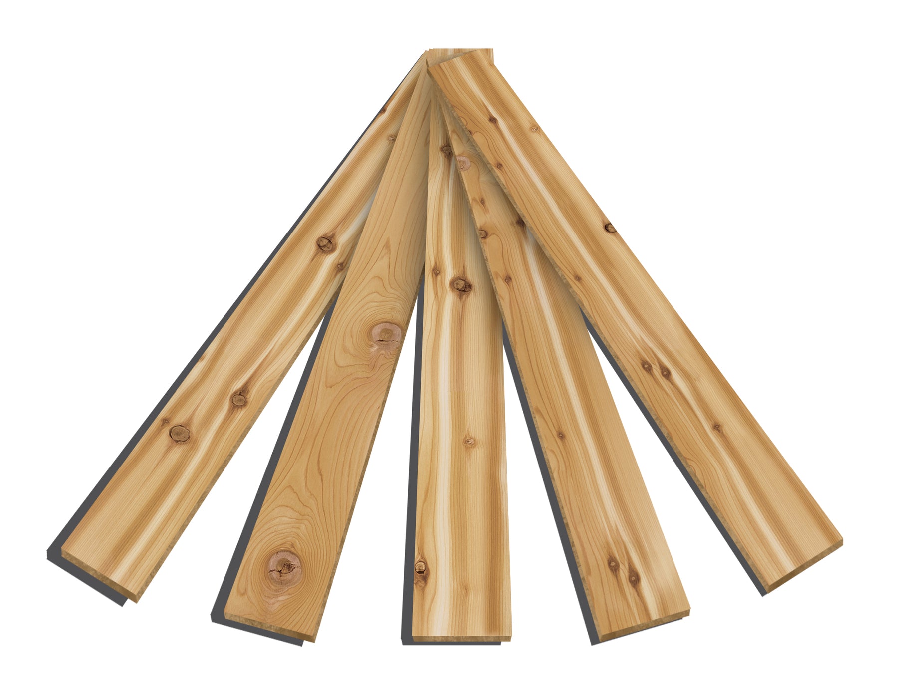 Cedar Accent Wall Planks | Ninth & Vine